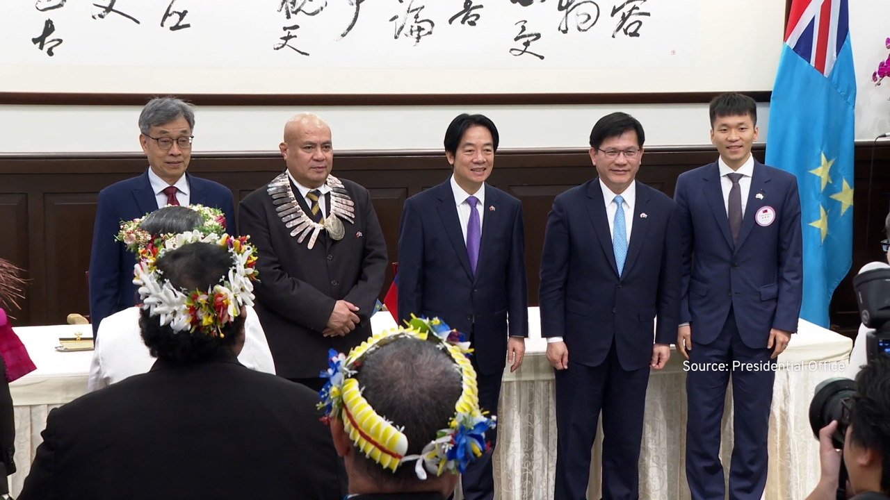 Taiwan and Tuvalu Sign New Treaty Enhancing Ties