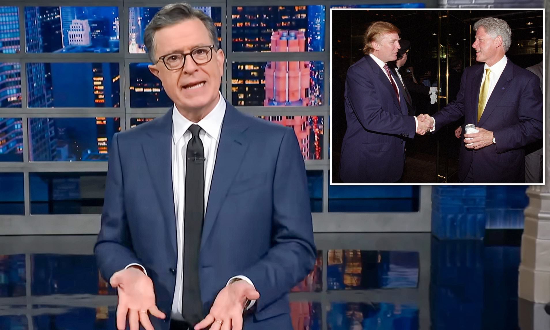 Stephen Colbert peddles crass jokes about Trump after Epstein email fallout
