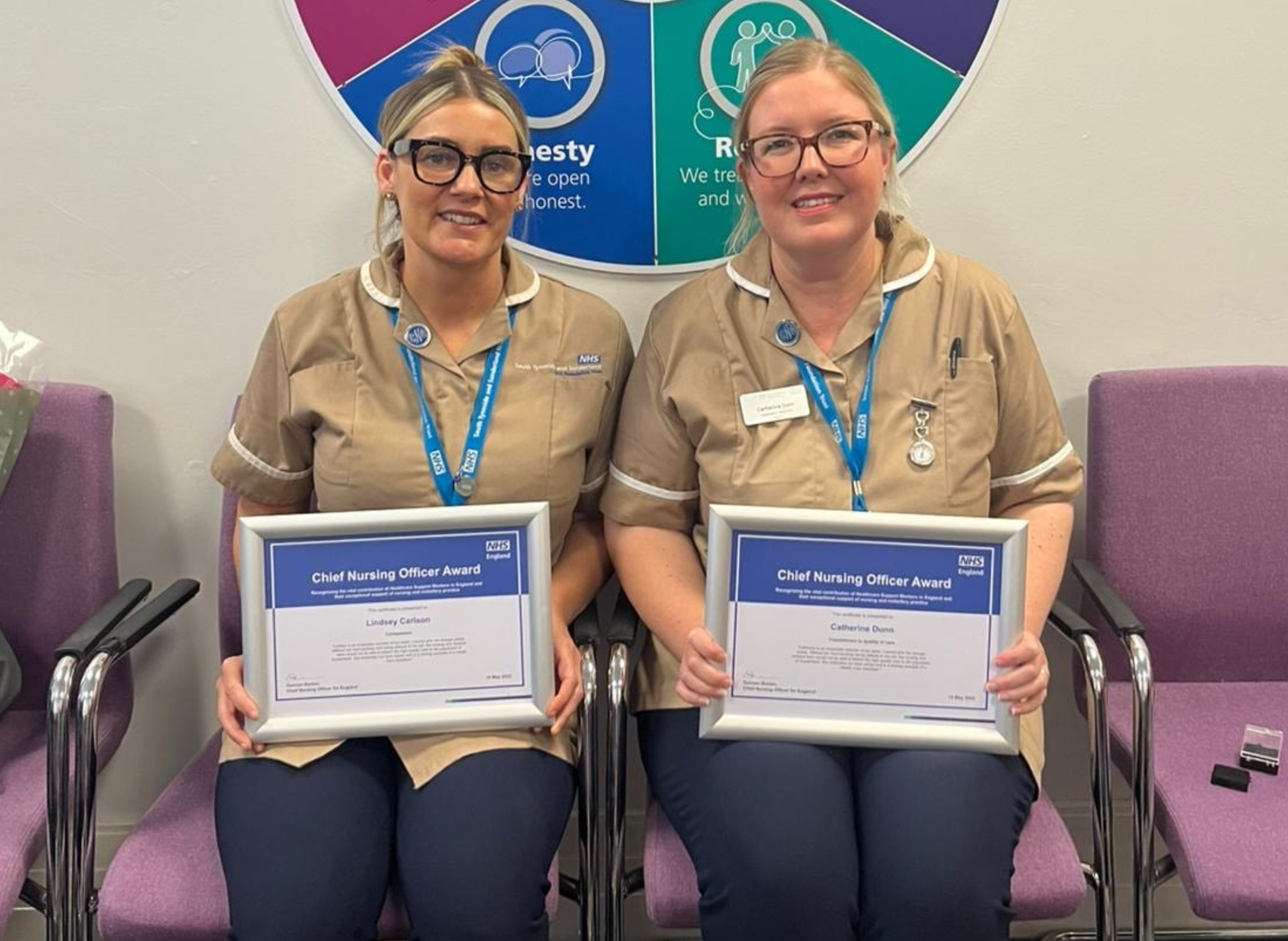 Two South Tyneside and Sunderland NHS Trust nurses honoured with ...