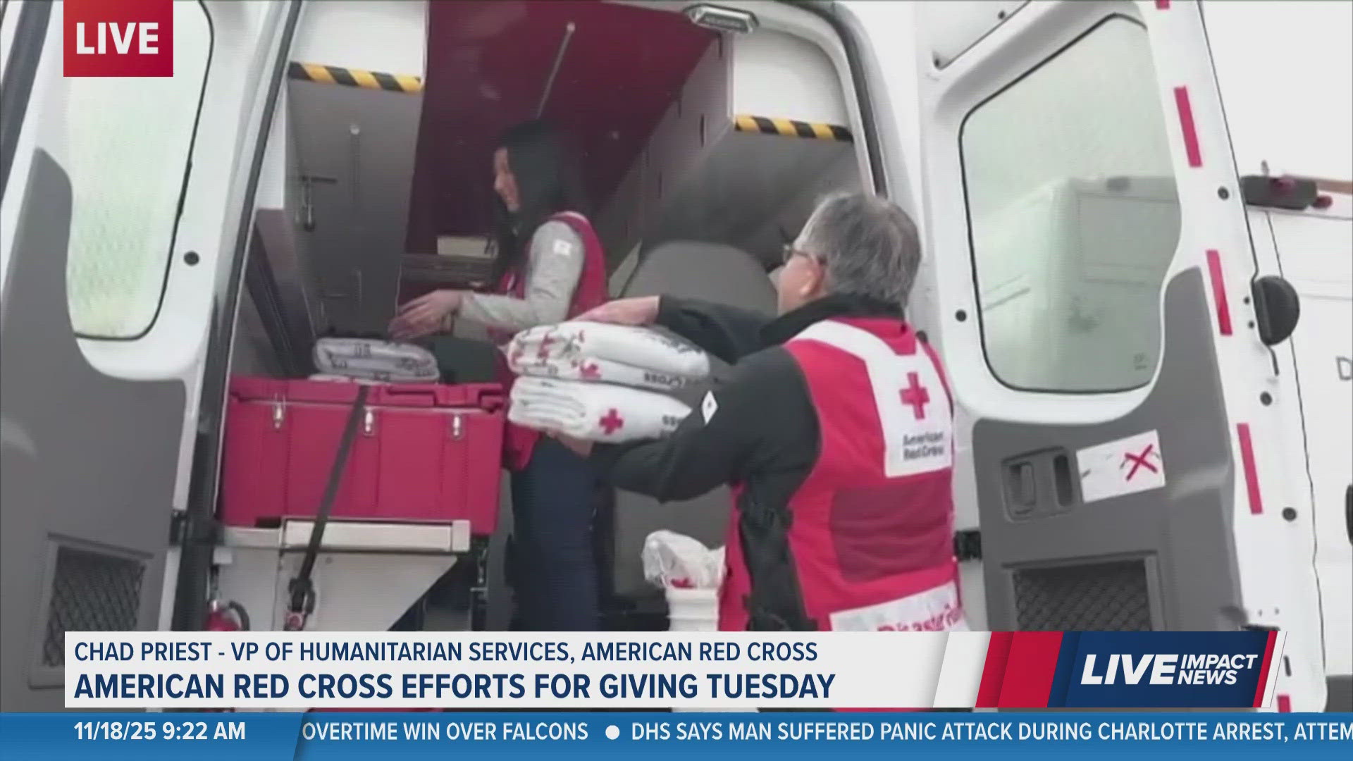 American Red Cross efforts for Giving Tuesday