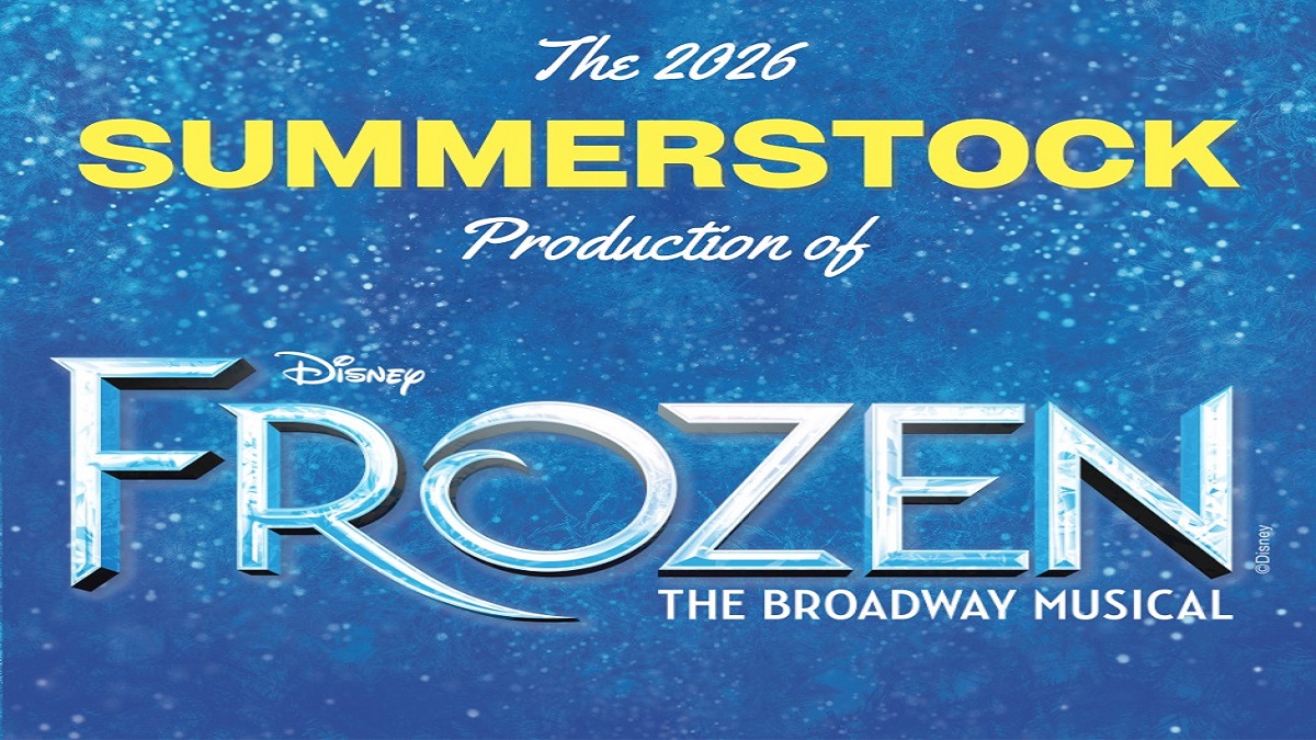 Frozen Set for St. Mary's 2026 Summerstock Stage