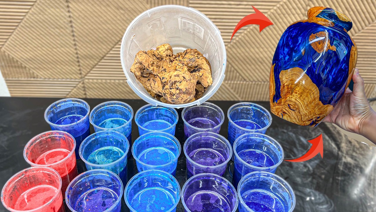 Woodturning a memorial urn - from wood to elegant resin