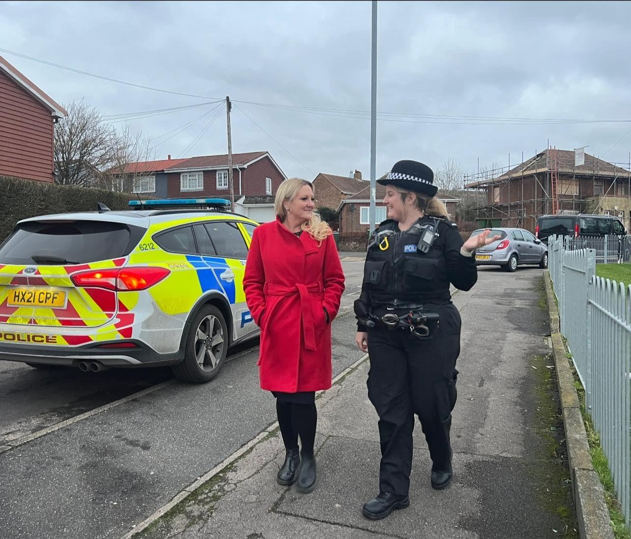 Amanda Martin MP champions road safety with Local Transport Minister