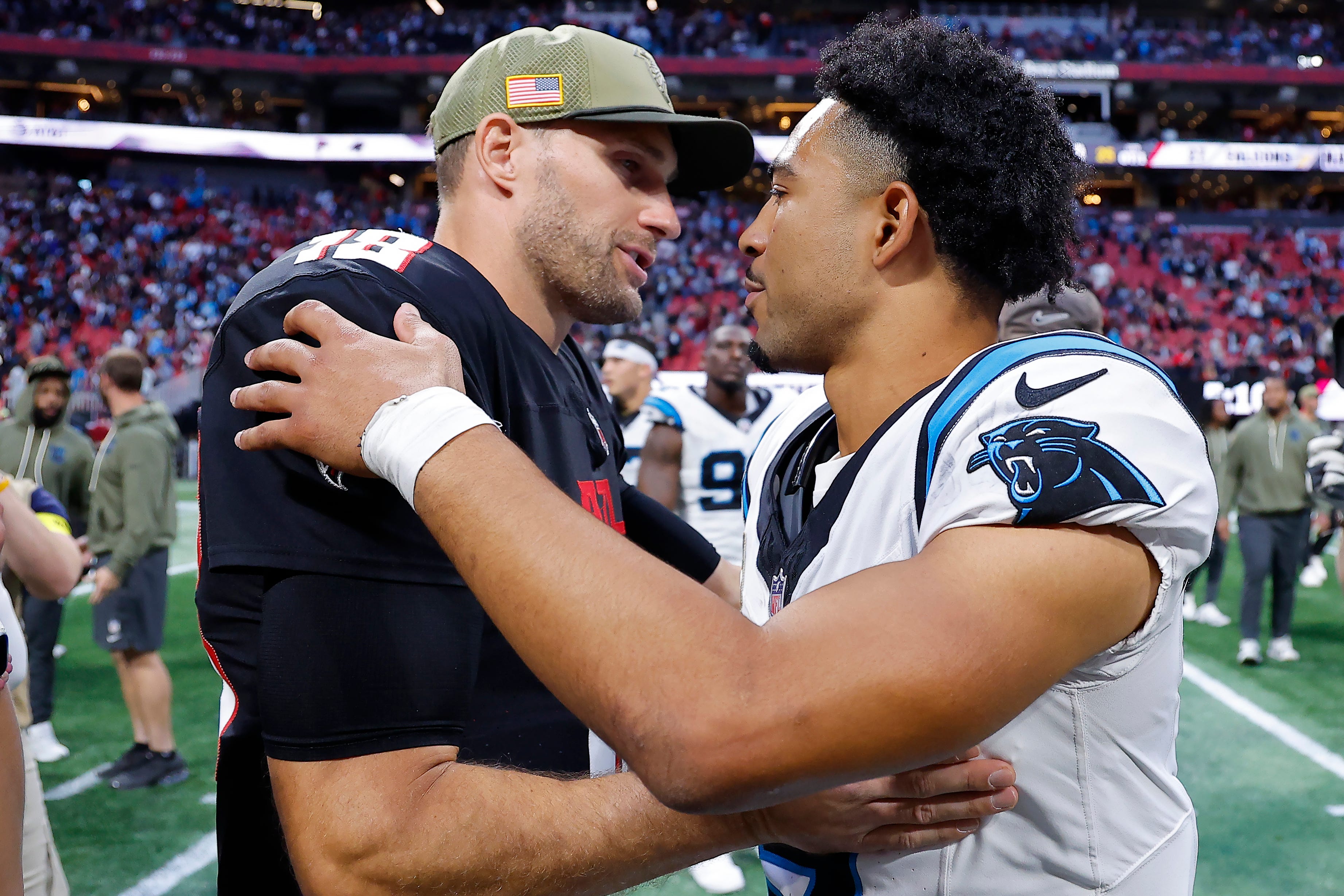 How did the NFC South change while the Saints were on their bye week?