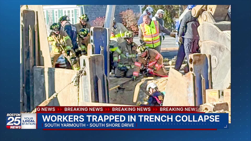 "One worker extricated, others trapped following trench collapse in ...