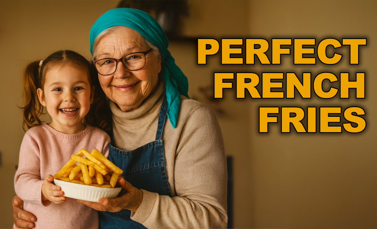 I made the crispiest fries ever!