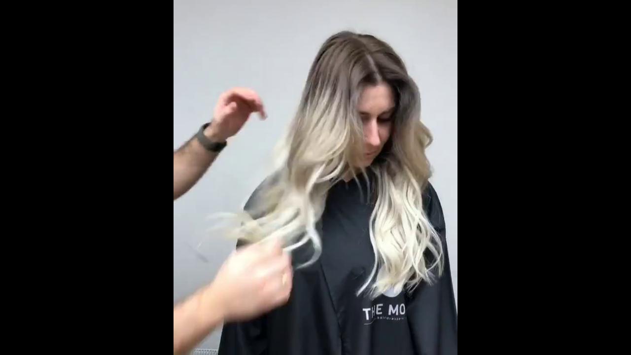 Black And Grey Hair Coloring Transformation