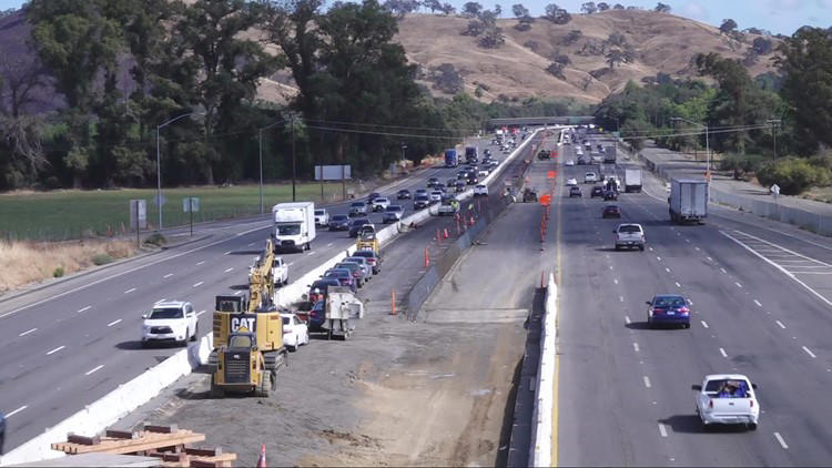 Interstate 80 express lanes between Fairfield and Vacaville are now open