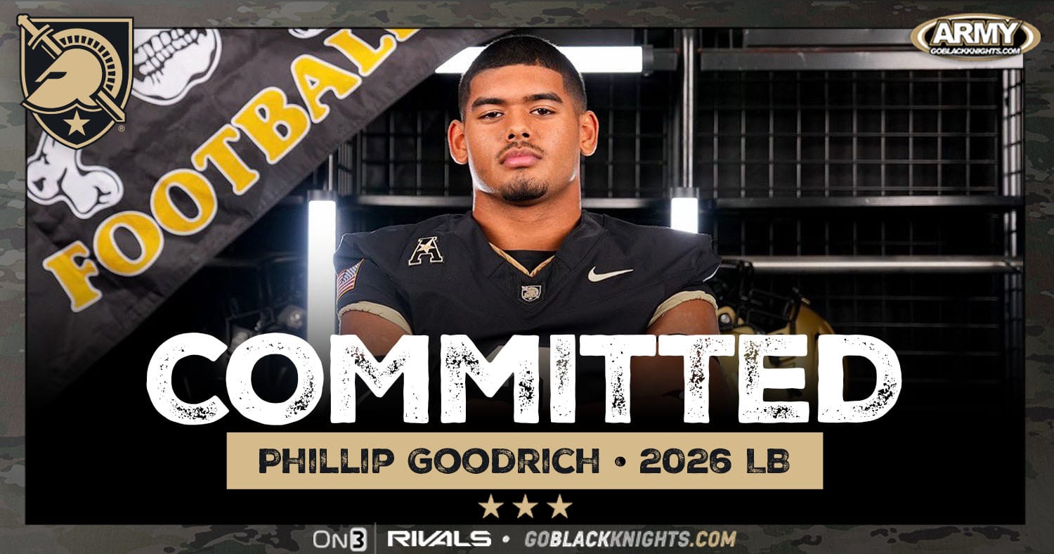 Breaking Recruiting News: 3-Star LB Phillip Goodrich flips from Navy to ...
