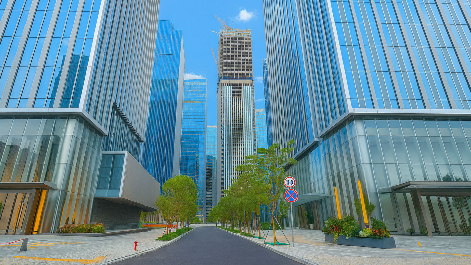 Le nouveau quartier de Shenzhen semble irréel