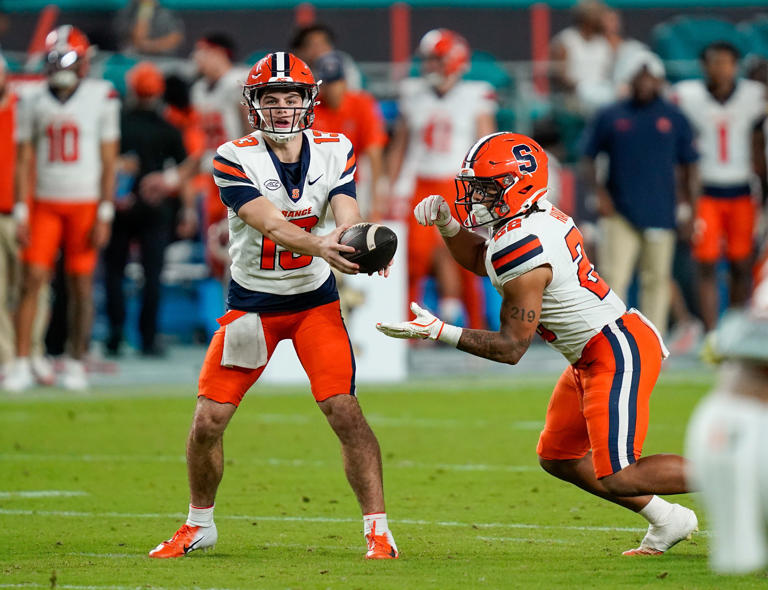 Syracuse is starting a walk-on at quarterback against Notre Dame this ...