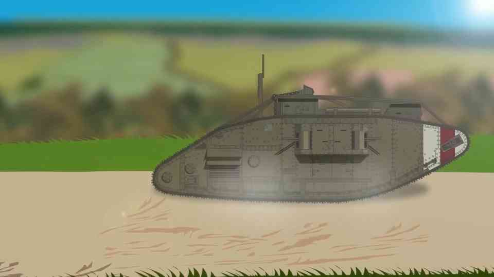 La Vida Dentro de un Tanque Mk.V de la Primera Guerra