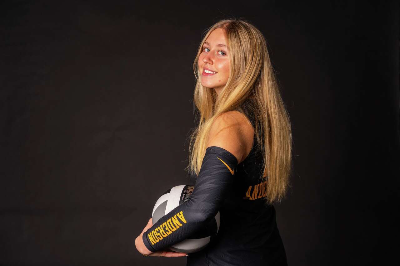 Faces off the field: Meet Elaine Harrison, Anderson volleyball player