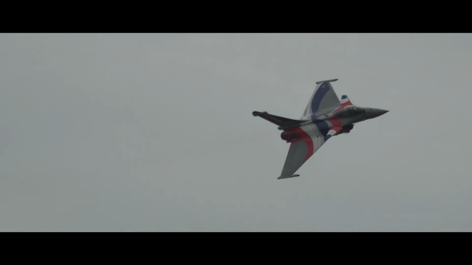 Rafale Fighter Jet Tears Through The Sky With Low Pass And Aggressive Rolls