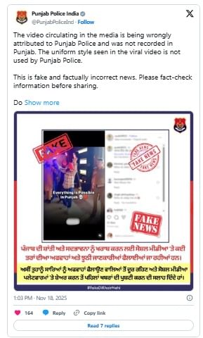 Punjab Police debunk viral ‘prisoner bhangra’ wedding clip after online ...