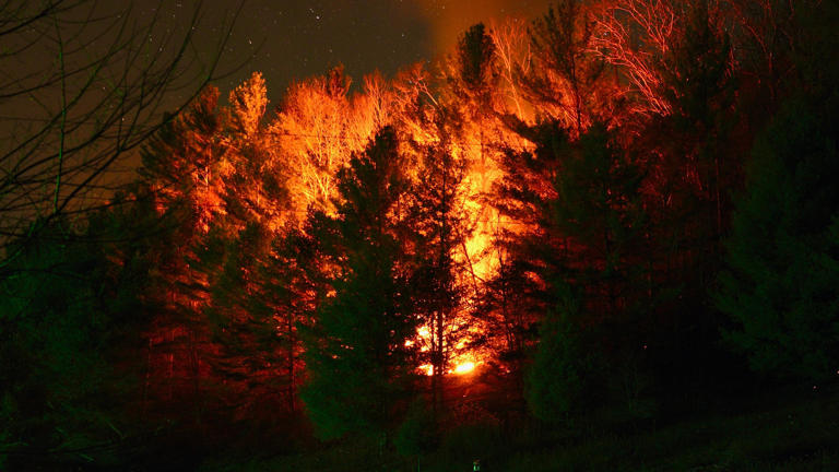 Wildfire burns 120+ acres in Western North Carolina amid ‘red flag warning’