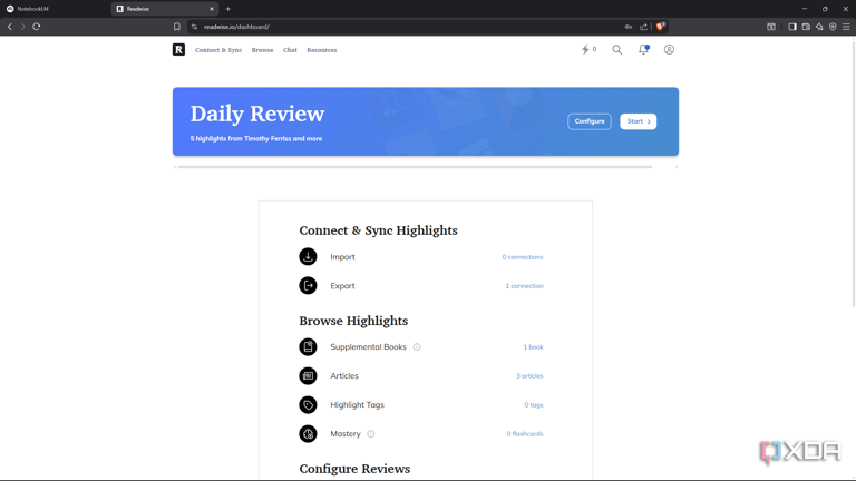 Pairing NotebookLM with Readwise was a game-changer for my productivity