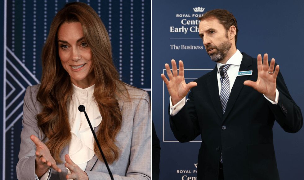 Kate pictured in City of London at landmark summit alongside Sir Gareth ...