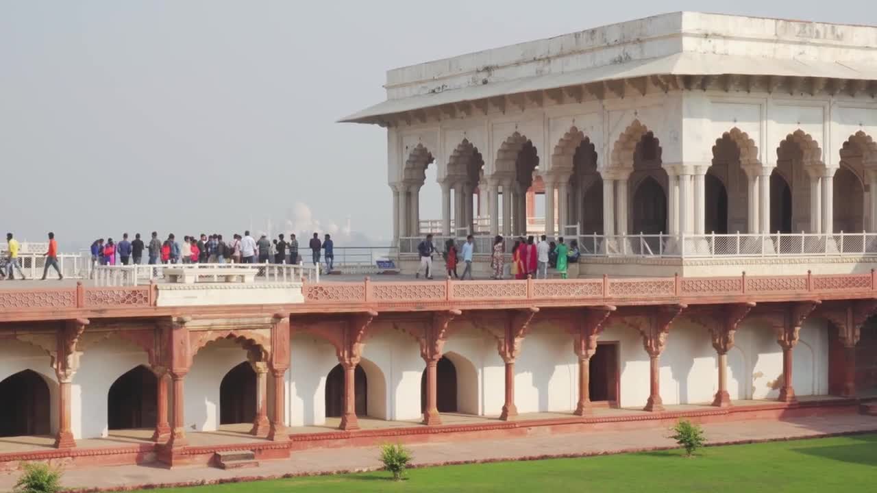 Agra by Drone: Witness the City's Timeless Indian Beauty