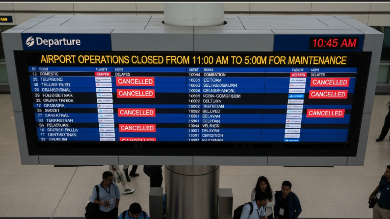 Mumbai Airport to Close for 6 Hours: Both Runways at CSMIA Shut on ...