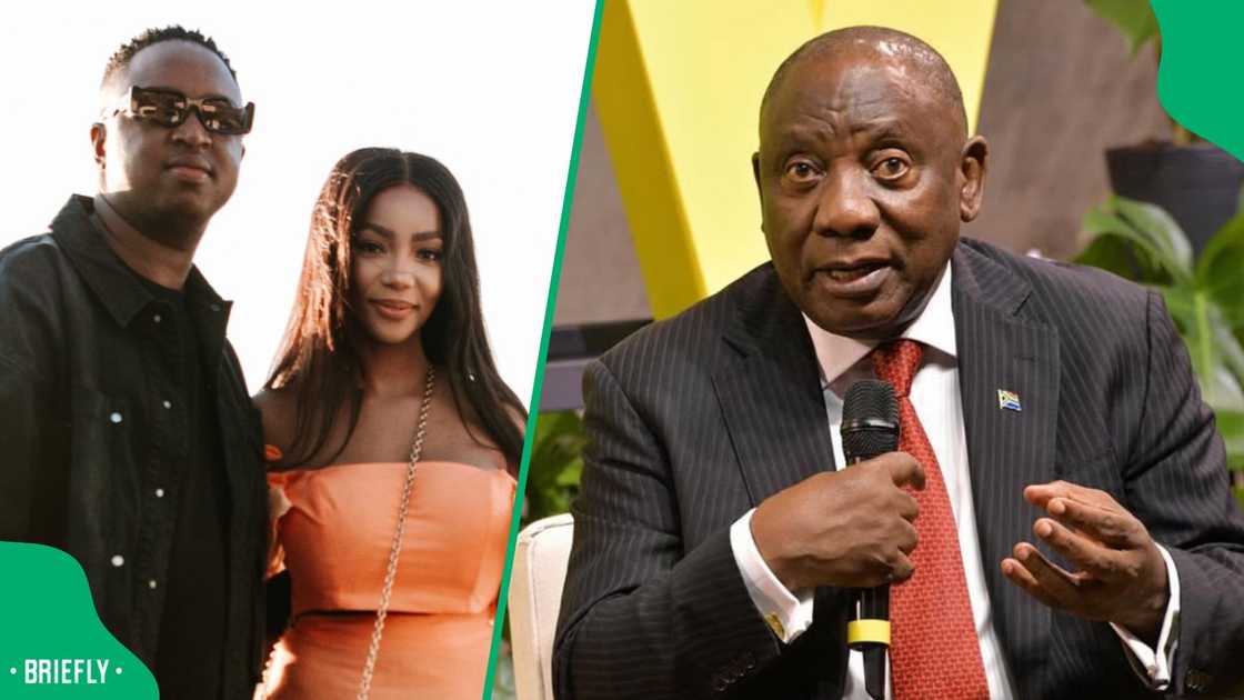 Read DJ Shimza's girlfriend's birthday wish to Cyril Ramaphosa
