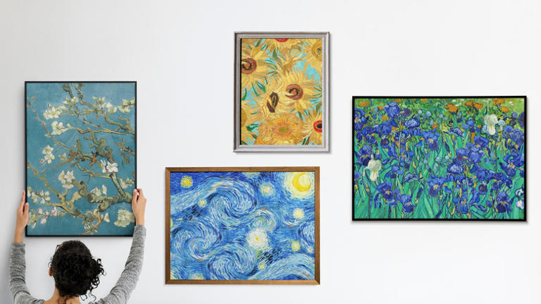 The Easy Way To Give Thrift Store Art A Modern, Sleek Touch