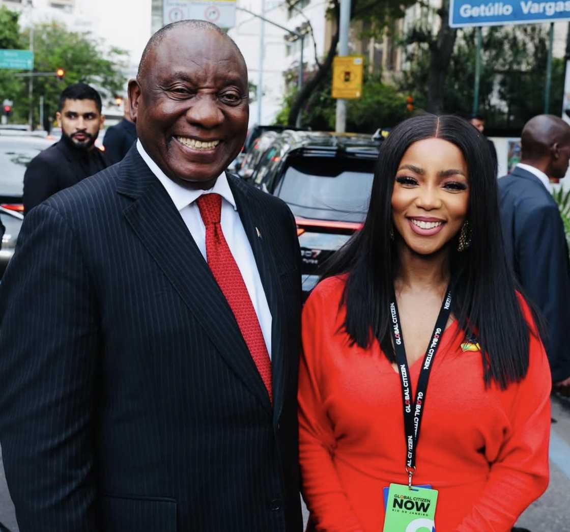 Read DJ Shimza's girlfriend's birthday wish to Cyril Ramaphosa