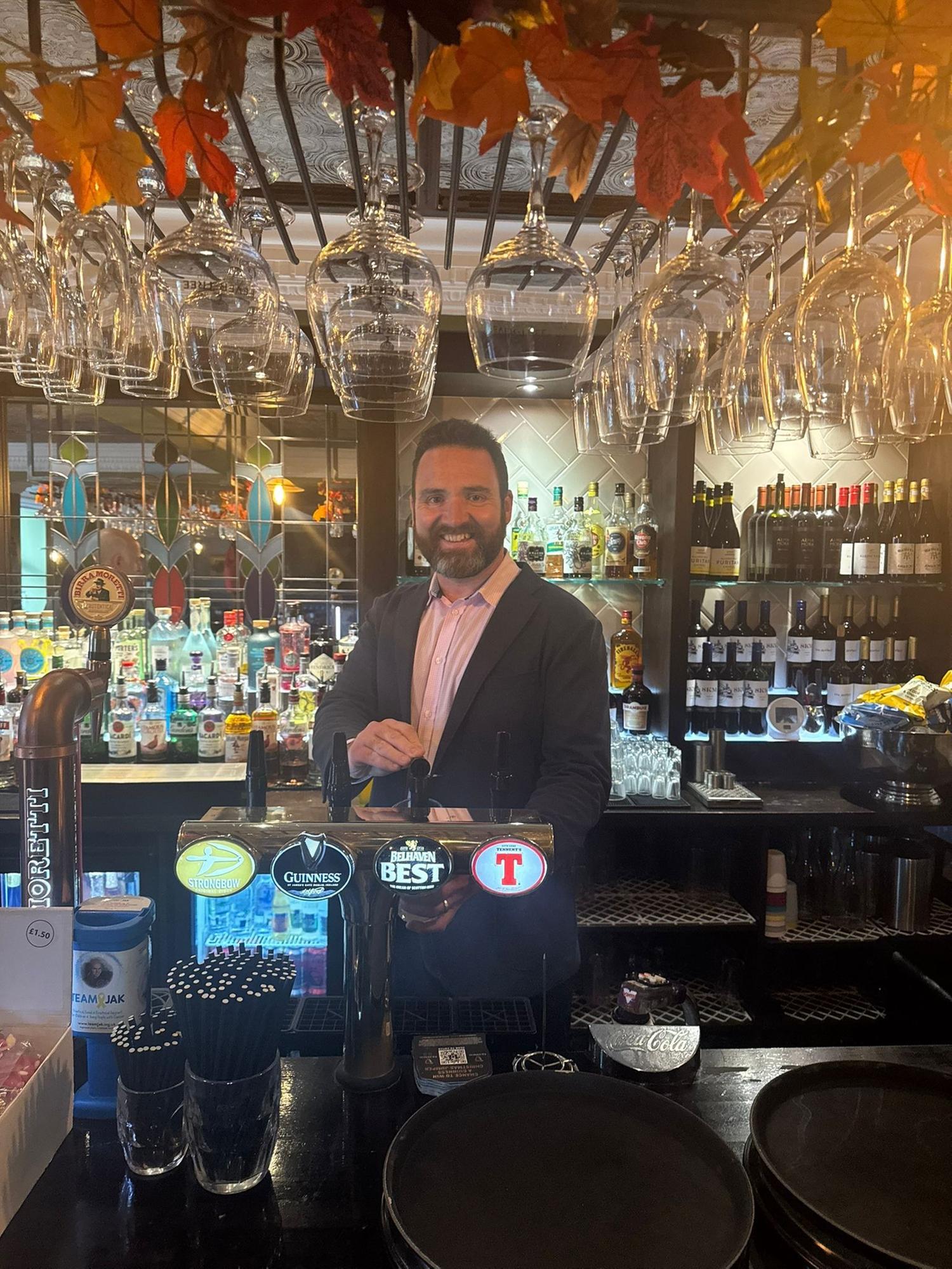 MP Champions Local Pubs During Visit to The Grapes in East Calder