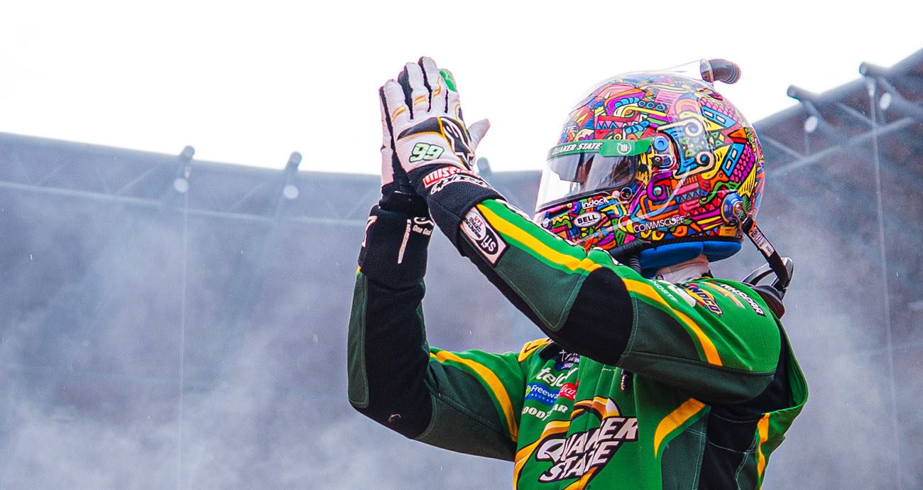 Happy homecoming! Daniel Suárez wins Mexico City Xfinity race