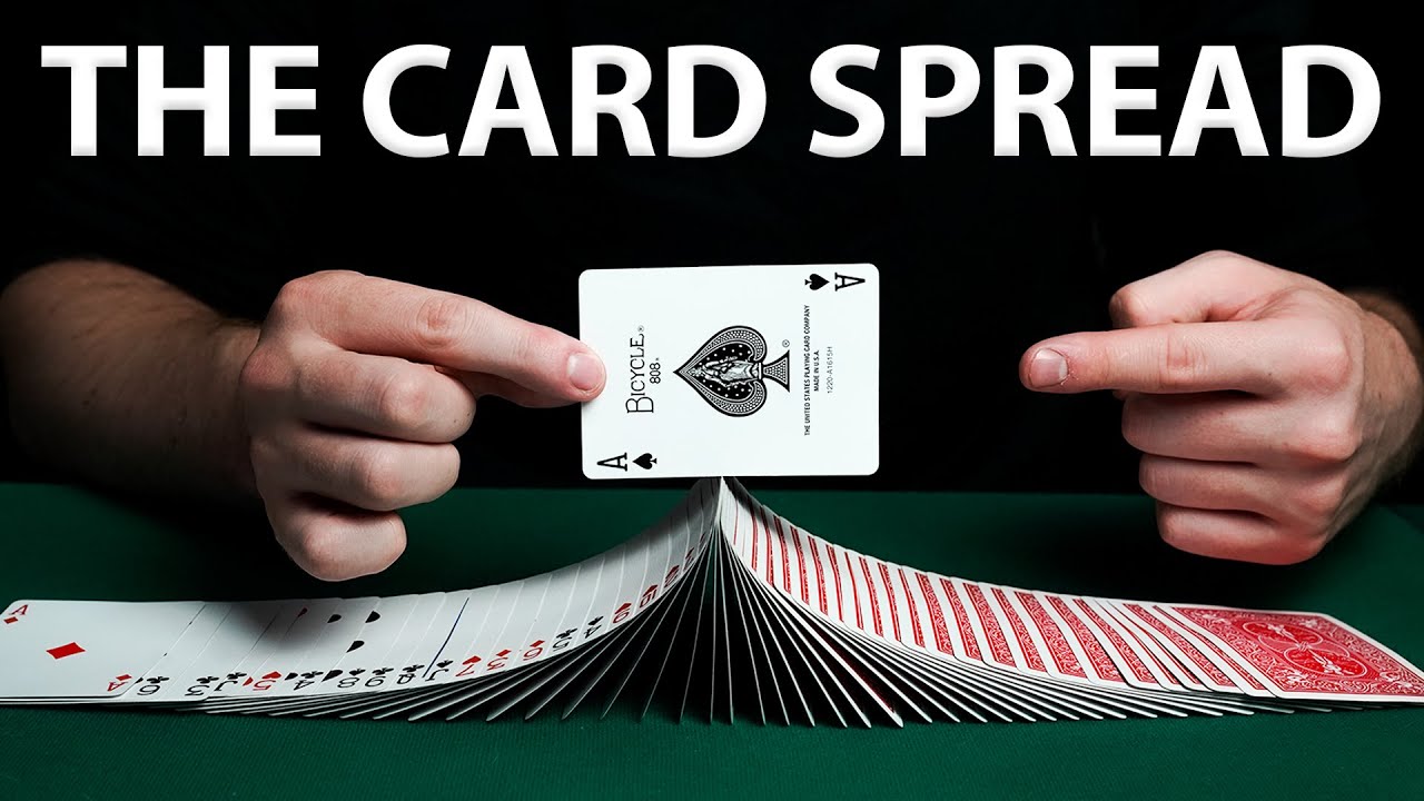 How experts use friction and velocity to achieve the perfect card spread