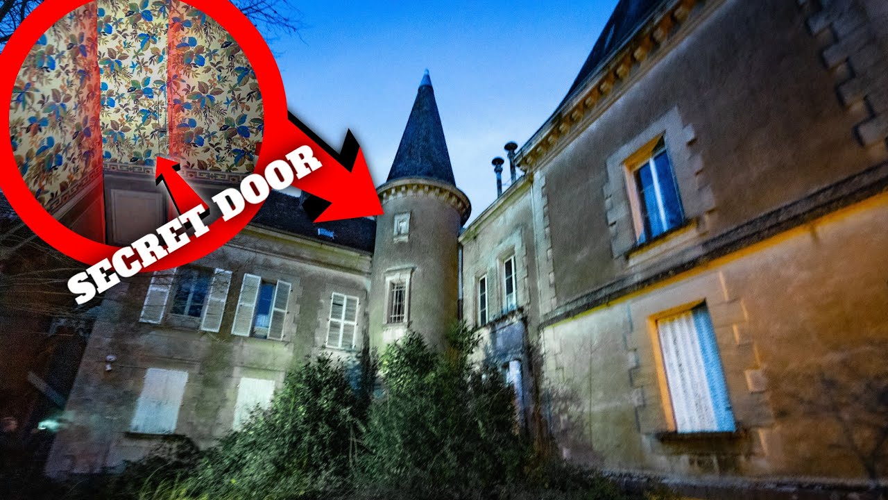 We found secret doors and hidden passages in this abandoned chateau mansion