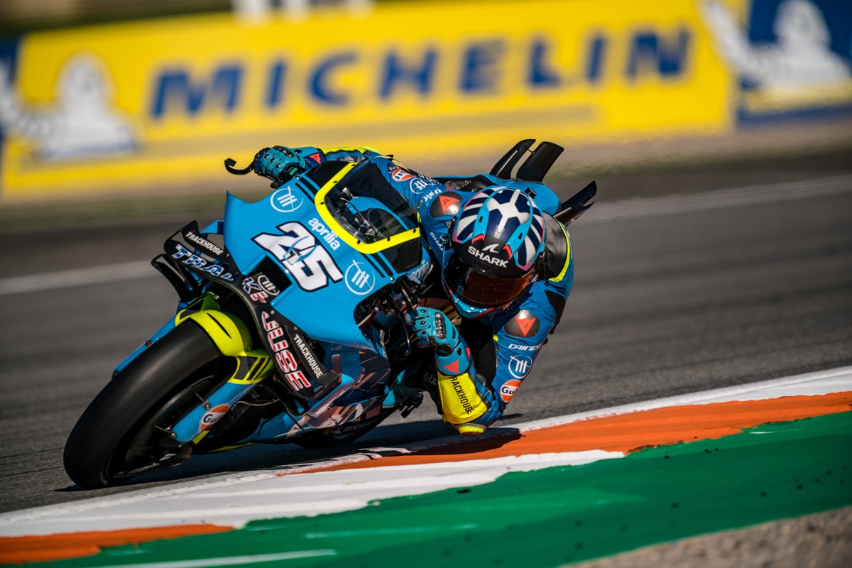 MotoGP-test Valencia: Fernández snelste, Bagnaia als enige onderuit