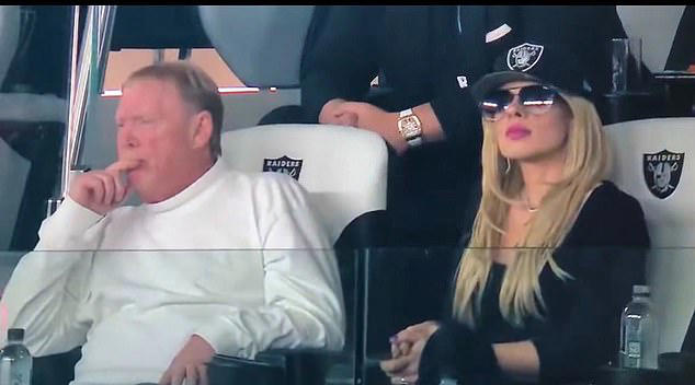 Raiders owner Mark Davis caught with trio of stunning women in VIP box ...