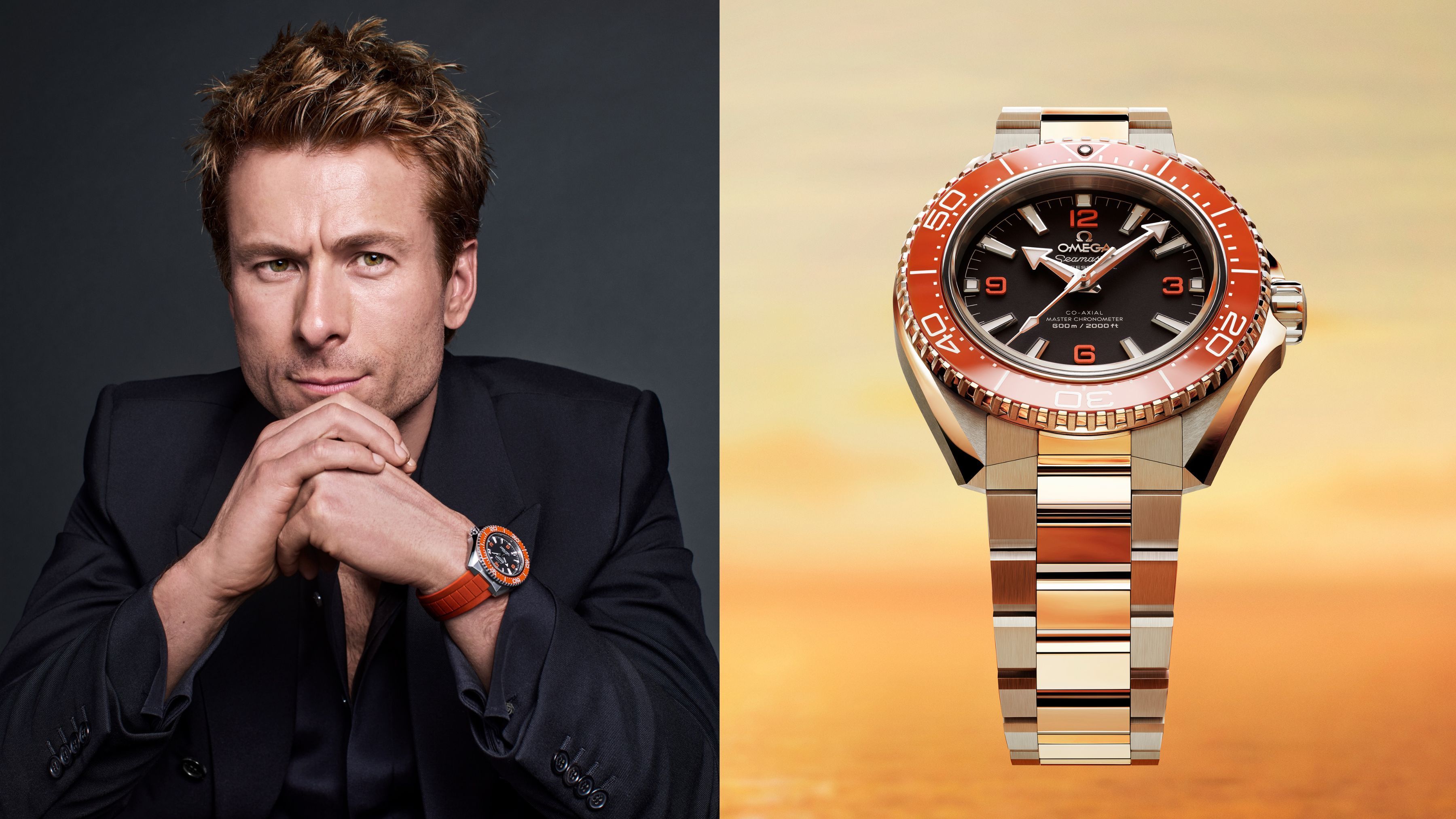 Glen Powell Is Helping Launch a New Omega Watch. (No, Not as the New ...