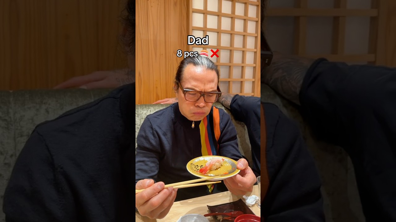 Sushi eating challenge! Who wins? | Iron Chef Dad