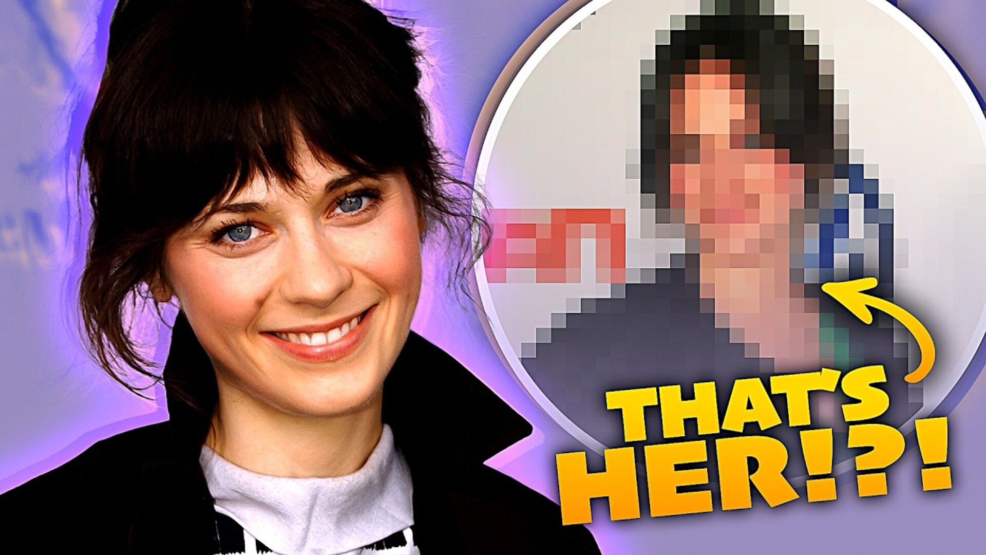 You Won't Recognize Zooey Deschanel Without Her Signature Bangs