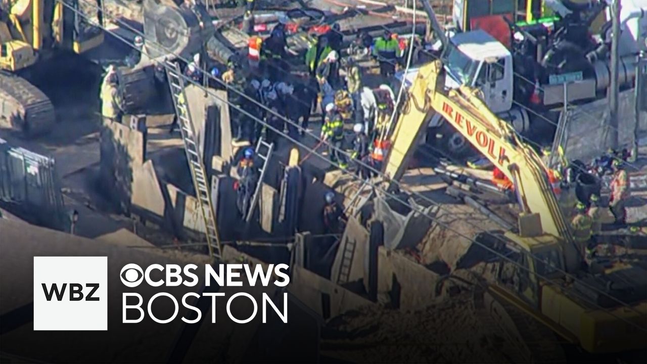 Workers trapped after trench collapses in Yarmouth, Massachusetts