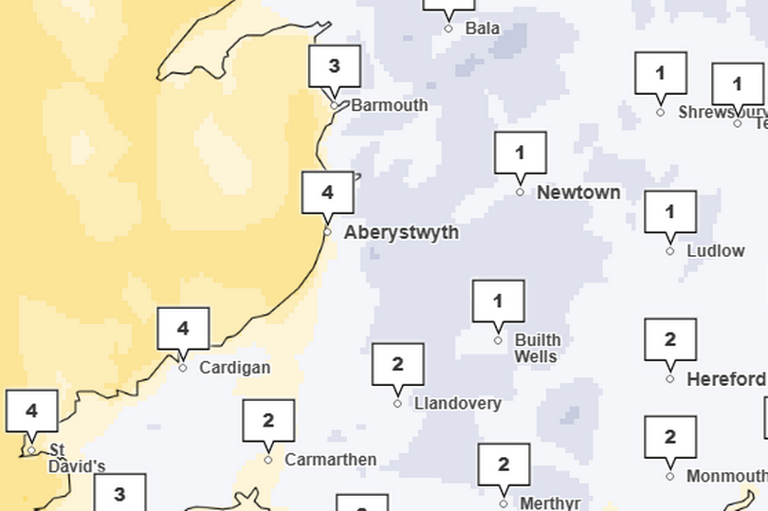 Wales snow tracker as hour-by-hour weather maps show how cold it is ...