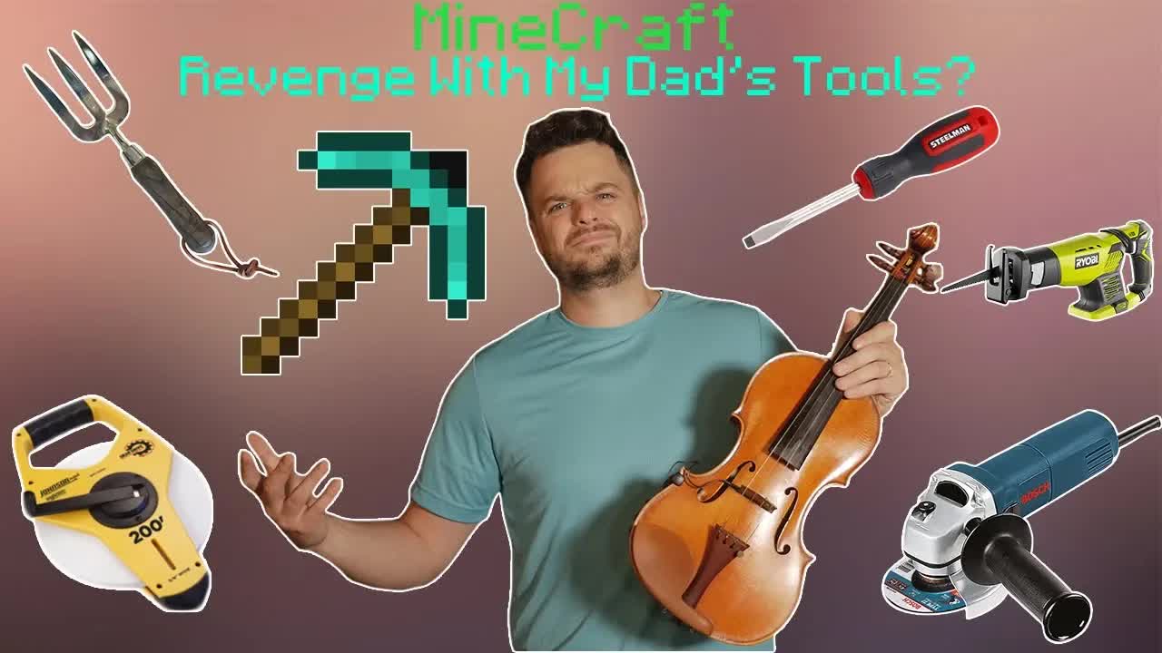 Making CaptainSparklez' "Revenge" with all the TOOLS in my garage