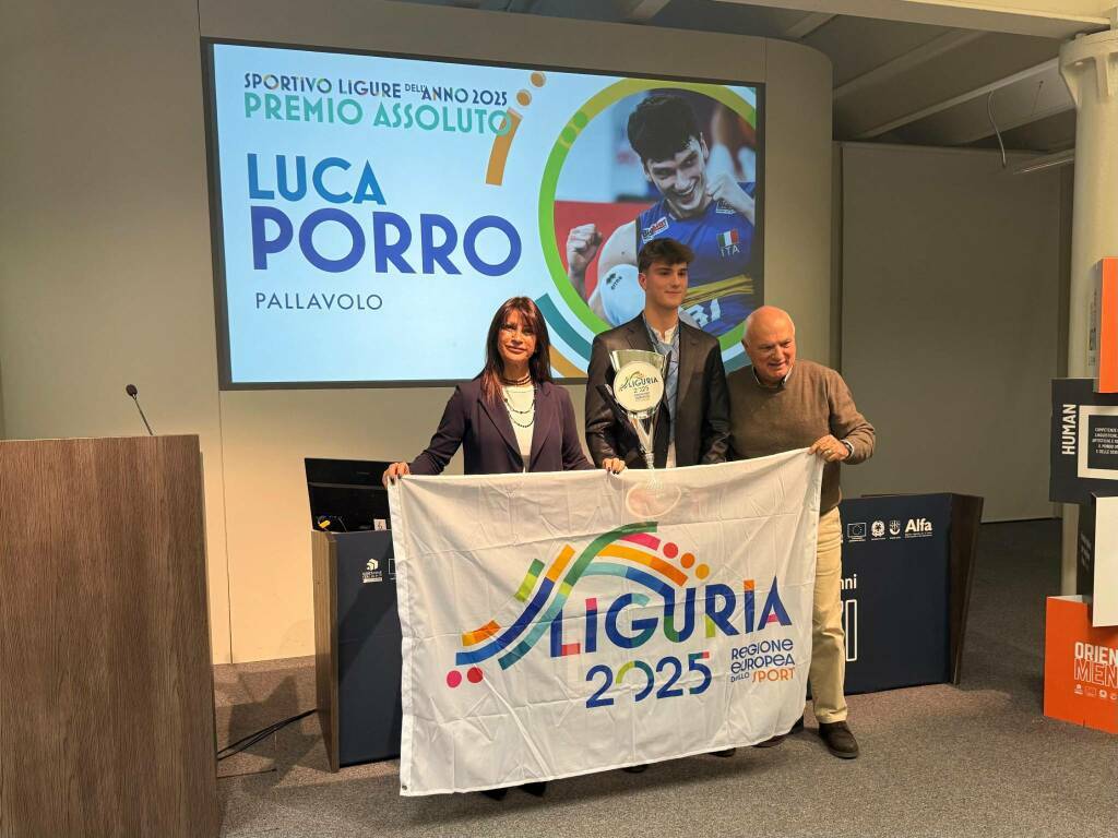 Premio sportivo ligure 2025: vincono Lorenzo Mark Finn, Luca Porro e ...