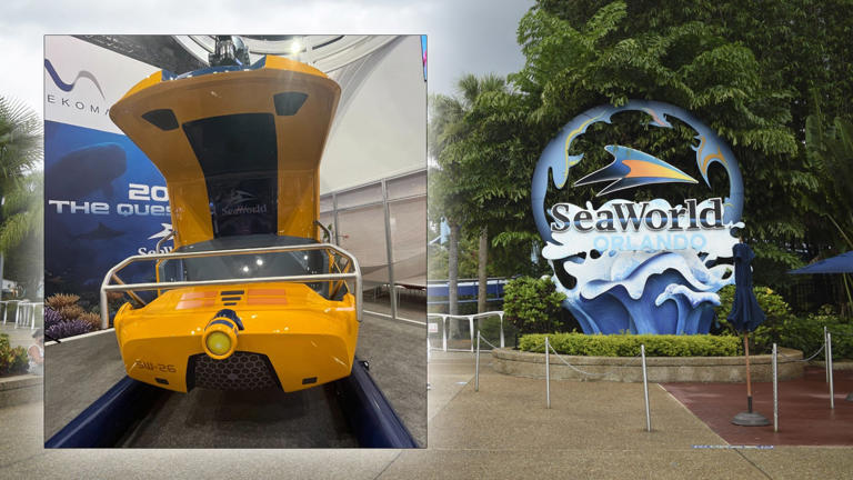SeaWorld Orlando unveils SEAQuest: Legends of the Deep dark ride ...