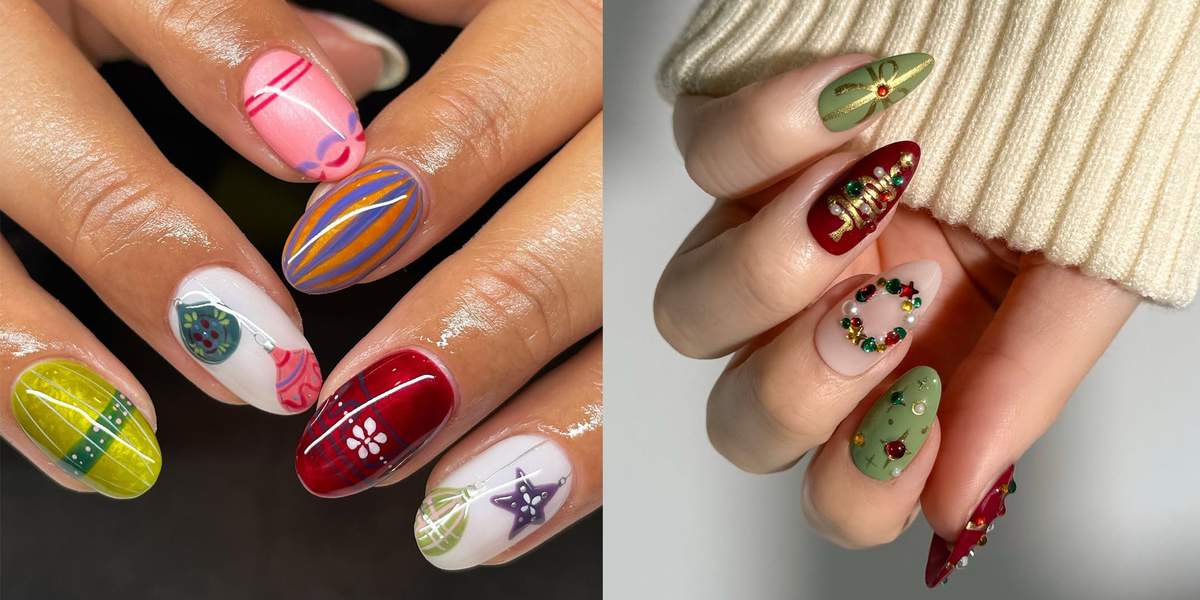 It's Time: All the Festive Christmas Nail Inspo You Need, From Kitschy ...