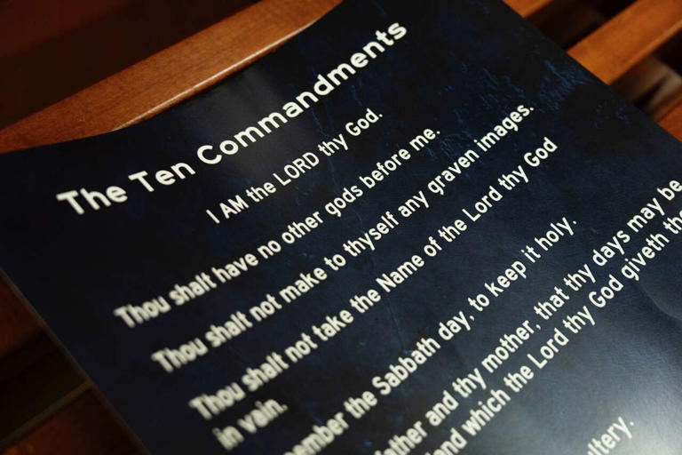 Federal judge orders some Texas schools not to display Ten Commandments