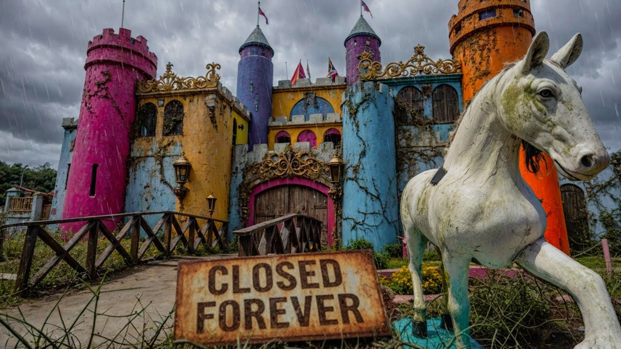 Exploring the fake Disney castle that was left to die (abandoned theme ...