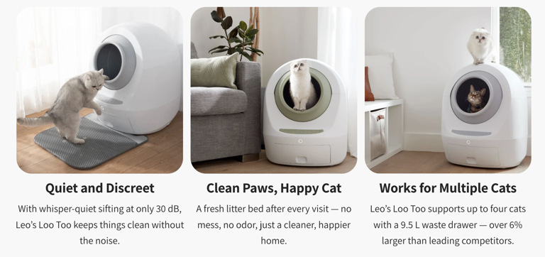 Black Friday Self-Cleaning Litter Box Deal 2025! Leo's Loo Too - Casa ...