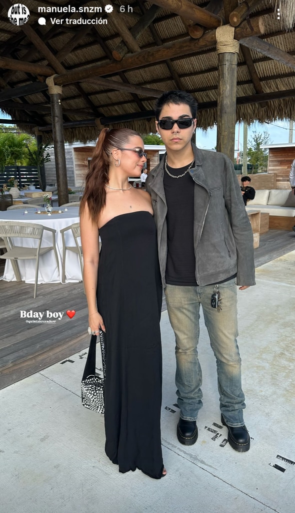 Alejandro Sanz y su hija Manuela celebran los 23 años de Alexander