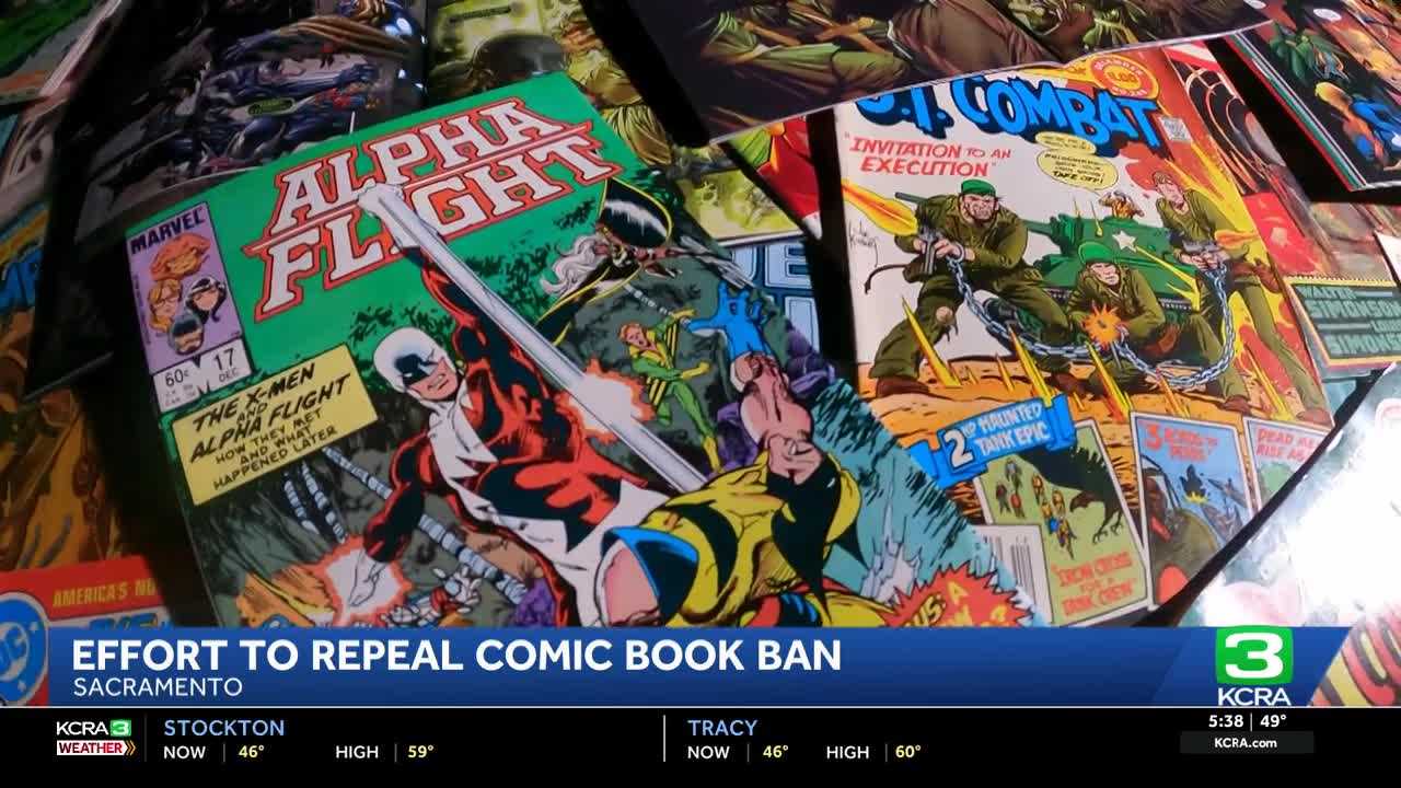 Sacramento leaders take aim at a 76-year-old comic book ban