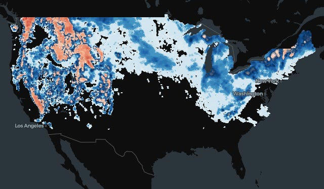 Where will it snow this week? See live forecast maps for Thanksgiving
