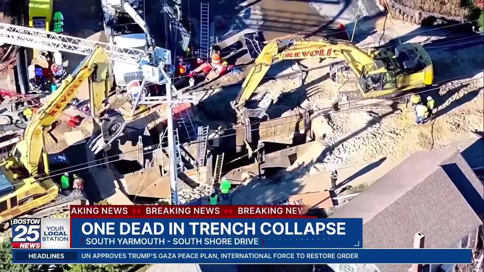 1 worker killed, 2 others injured in trench collapse outside Cape Cod ...