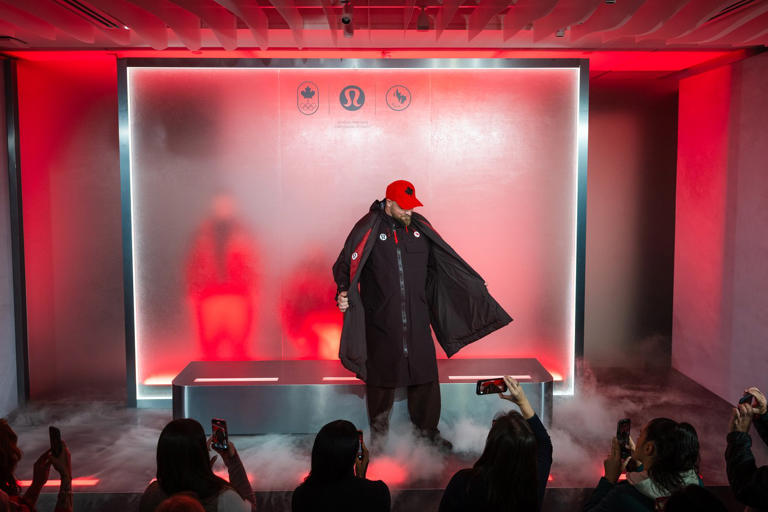 Lululemon aims for dramatic Team Canada Olympic showing with deep reds ...